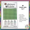 Rainbow Ukulele Colored Dot Stickers for Teaching Ukulele