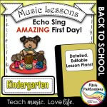 Back to School Music Lesson Plan Bundle! K-5 Lessons for the first day!