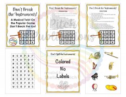 Music Center: Don't Break the Instruments! - Instrument Family Game