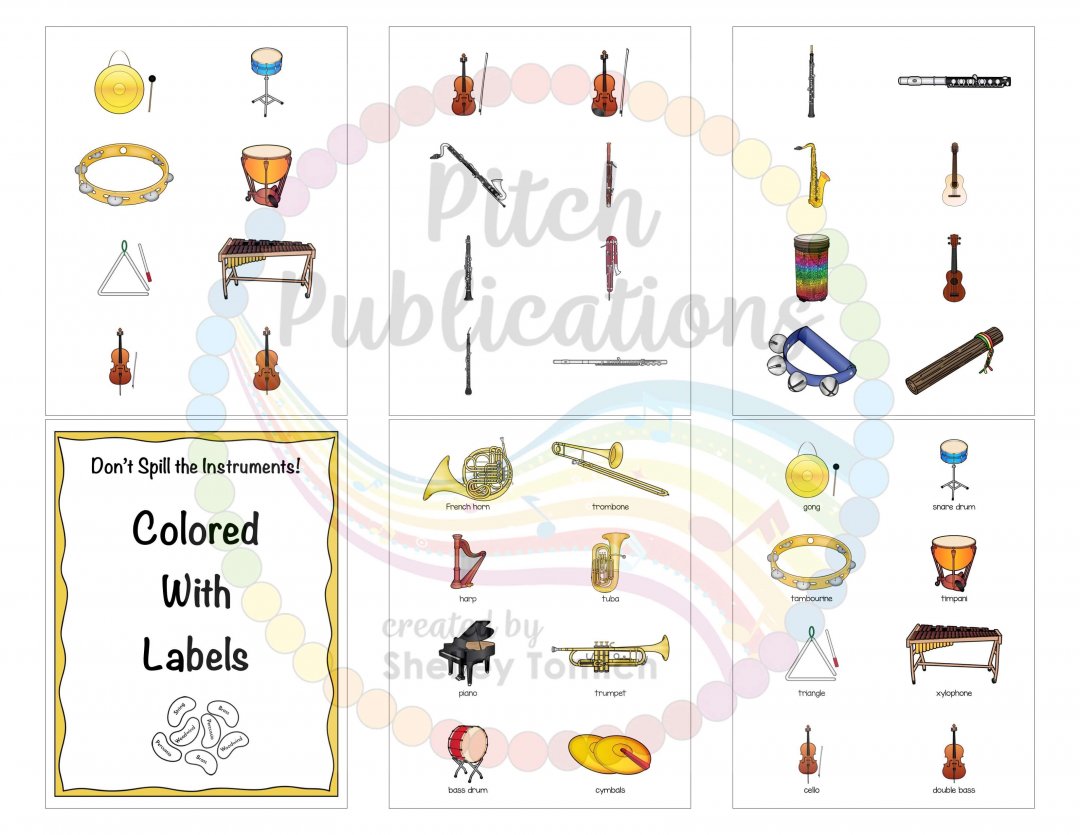 Music Center: Don't Break the Instruments! - Instrument Family Game