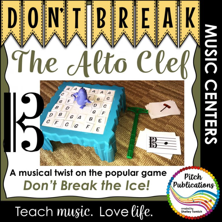 Don't Break the Pitches! - Alto Clef Pitch Note Reading Game