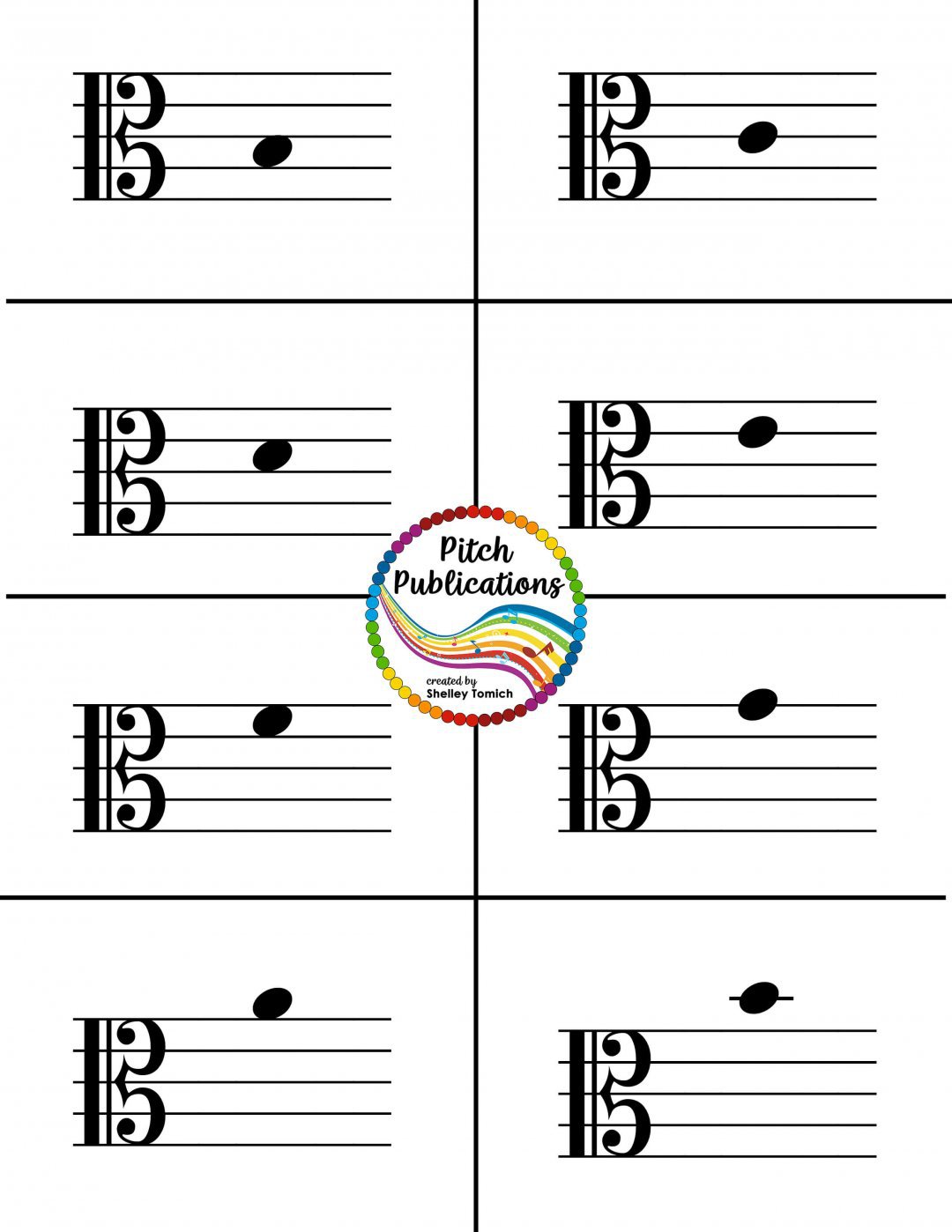 Don't Break the Pitches! - Alto Clef Pitch Note Reading Game