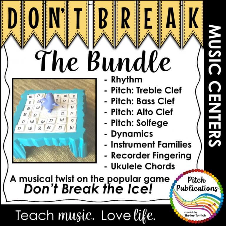 Don't Break the Music Bundle! Pitch, rhythm, dynamics, & more!