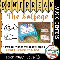 Music Centers: Pitch Parkway - Solfege Do Re Mi Sol La Game, Practice