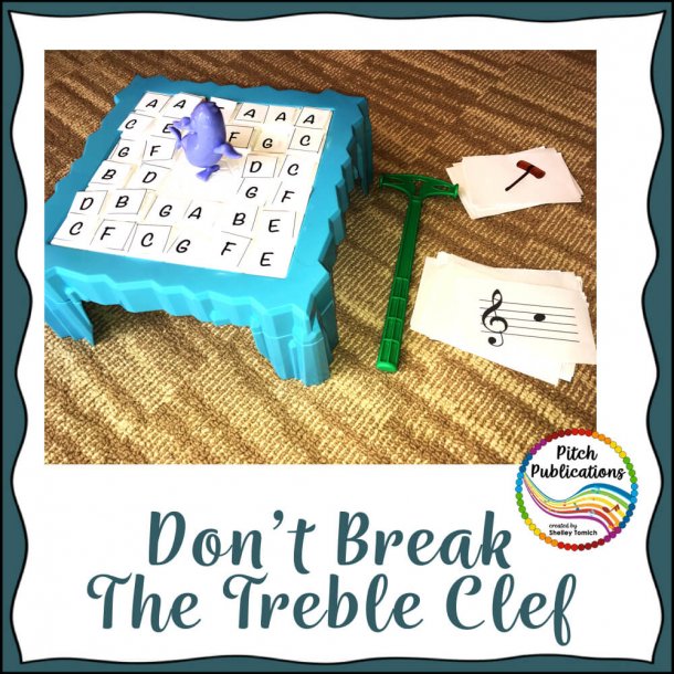 Don't Break the Pitches! - Treble Clef Pitch Note Reading Game