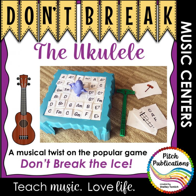 Rainbow Ukulele Felt Picks - For the Elementary Music Classroom