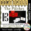 Music Center: Don't Spill the Pitches! - Alto Clef Pitch Note Reading Game