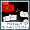 Don't Spill the Pitches! -Treble Clef Pitch Note Reading Game