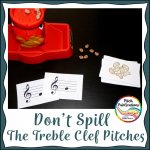 Don't Spill the Pitches! -Treble Clef Pitch Note Reading Game