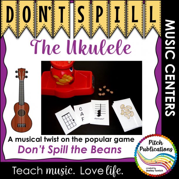 Ukulele Activities Megabundle for Centers, Subplans, Early Finishers