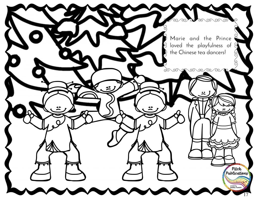 Nutcracker Story Suite - Storybook Coloring book activity