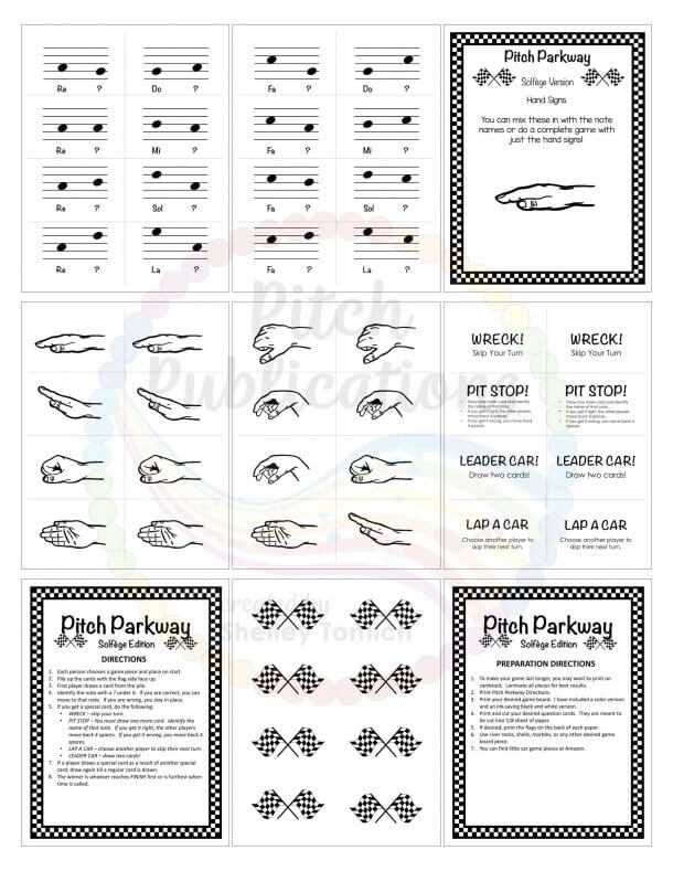 Music Centers: Pitch Parkway - Solfege Do Re Mi Fa Sol La Game