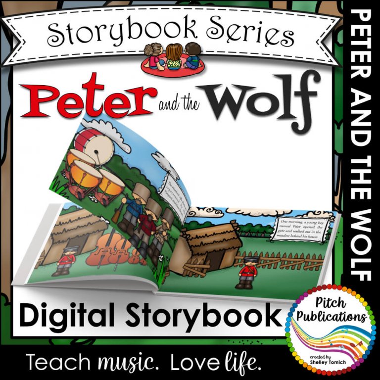 Peter and the Wolf Story Book - Storybook Powerpoint - Tell the Story!