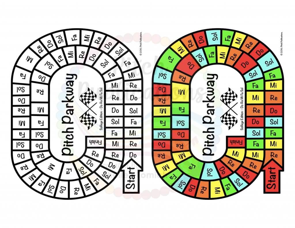 Music Centers: Pitch Parkway - Solfege Do Re Mi Fa Sol Game, Practice