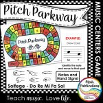 Music Centers: Pitch Parkway - Solfege Do Re Mi Fa Sol Game, Practice
