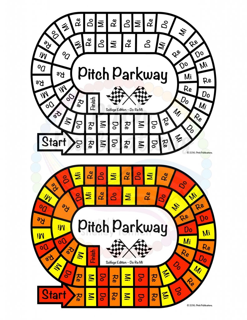 Music Centers: Pitch Parkway - Solfege Do Re Mi Game, Practice