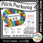 Music Centers: Pitch Parkway - Solfege Do Re Mi Fa Sol La Game