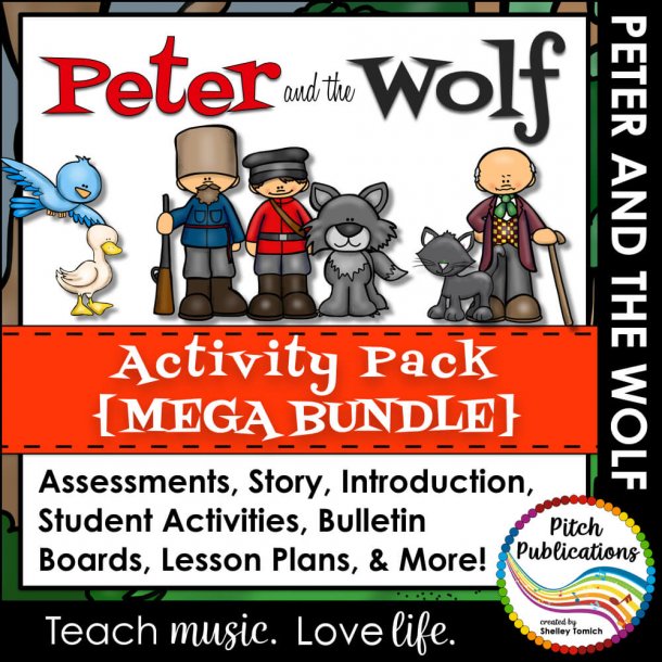 Peter and the Wolf -{BUNDLE} - Centers, Assessment, Storybook, & More!