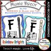 MD BUNDLE RAINBOW BRIGHTS posters, word wall, class rules, binders