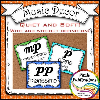 Music Decor - RAINBOW BRIGHTS - Dynamics Posters