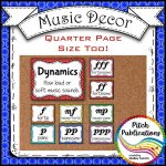 Music Decor - RAINBOW BRIGHTS - Dynamics Posters