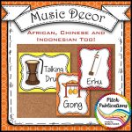 Music Decor - RAINBOW BRIGHTS - Instrument Posters - Orchestra, Orff ...