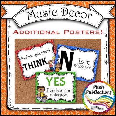 RAINBOW BRIGHTS - Music Rules Posters, Tattling, and more!