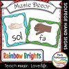 RAINBOW BRIGHTS - Curwen Solfege Hand Signs, Diatonic & Chromatic