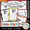 Rainbow Ukulele Felt Picks - For the Elementary Music Classroom