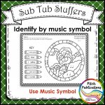 Rhythm Coloring 1A - Color by Note - Quarter Note/Rest, Eighth Note