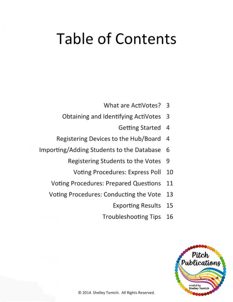 Promethean Activotes Assessment User Guide for the Classroom