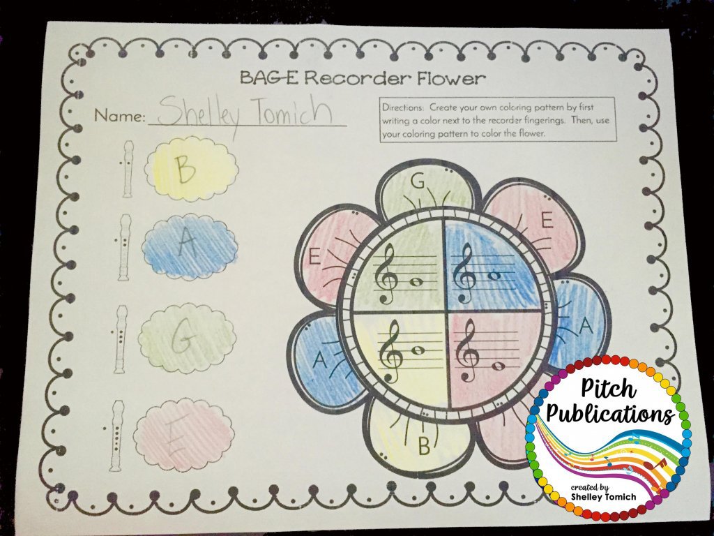 Recorder Resource: BAG-E Bonanza - No-Prep Recorder worksheets!