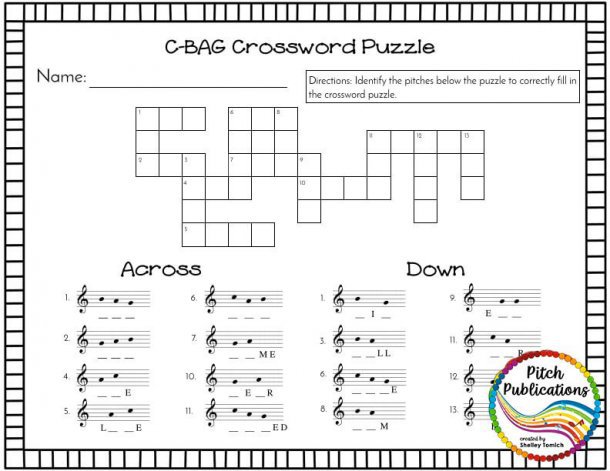 Recorder Resource: C-BAG Bonanza - No-Prep Recorder worksheets!
