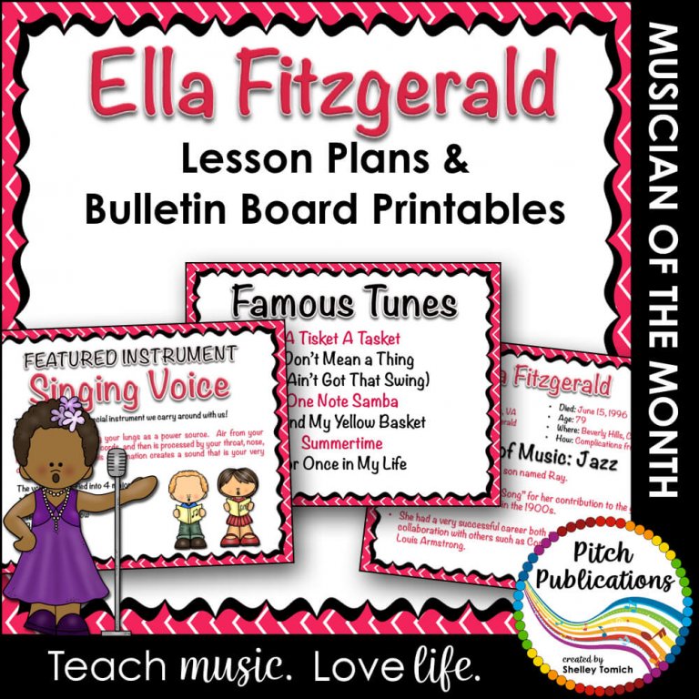 Musician of the Month: ELLA FITZGERALD - Lesson Plans & More!
