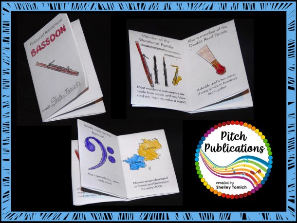 Mini-Book Masterpieces: Instrument Series - BASSOON!