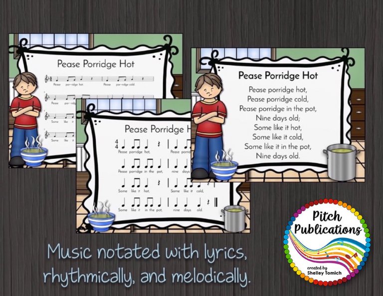 Storybook Series - Pease Porridge Hot - Nursery Rhyme and Folk Song