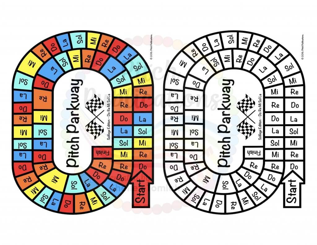 Music Centers: Pitch Parkway - Solfege Do Re Mi Sol La Game, Practice
