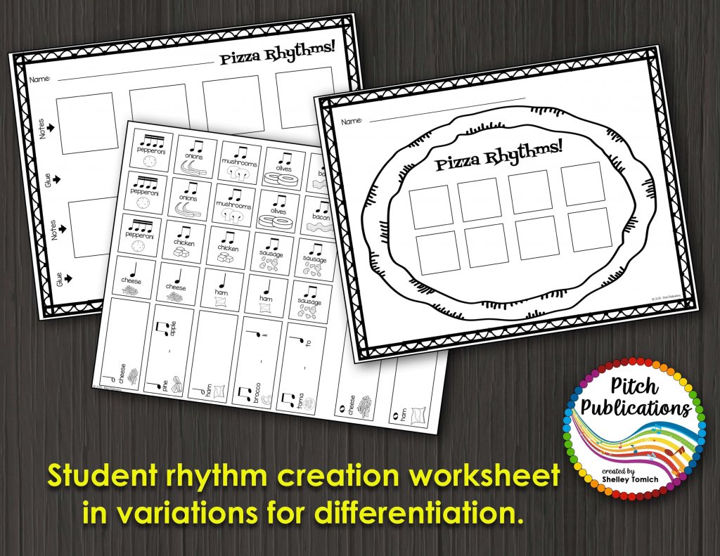 Music Composition Lesson Plan on Pizza Rhythms