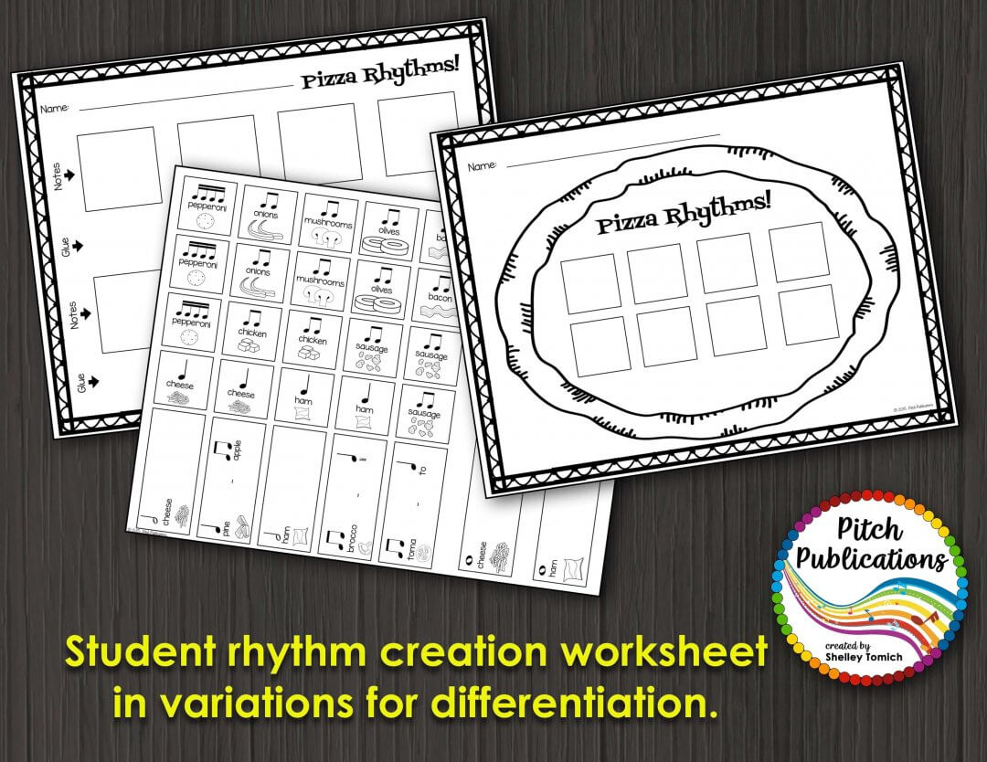 Music Composition Lesson Plan on Pizza Rhythms