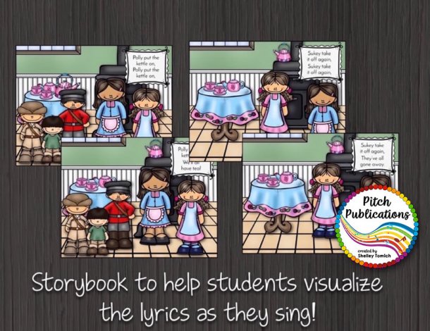 Storybook Series - Polly Put the Kettle On - Nursery Rhyme and Folk Song