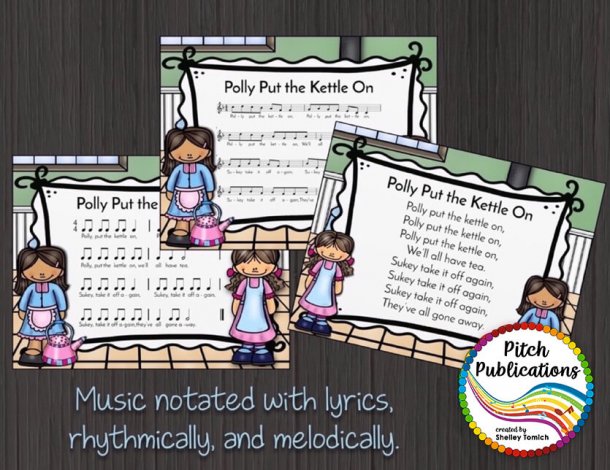 Storybook Series - Polly Put the Kettle On - Nursery Rhyme and Folk Song
