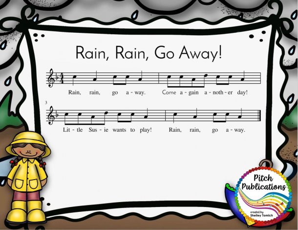 Storybook Series - Rain, Rain, Go Away! - Nursery Rhyme and Folk Song