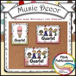 Music Decor - SWEET SHOPPE - Ensemble Posters