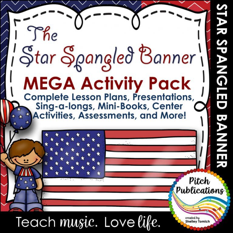 Star Spangled Banner MEGA Activity Pack - Lesson Plans and MORE!