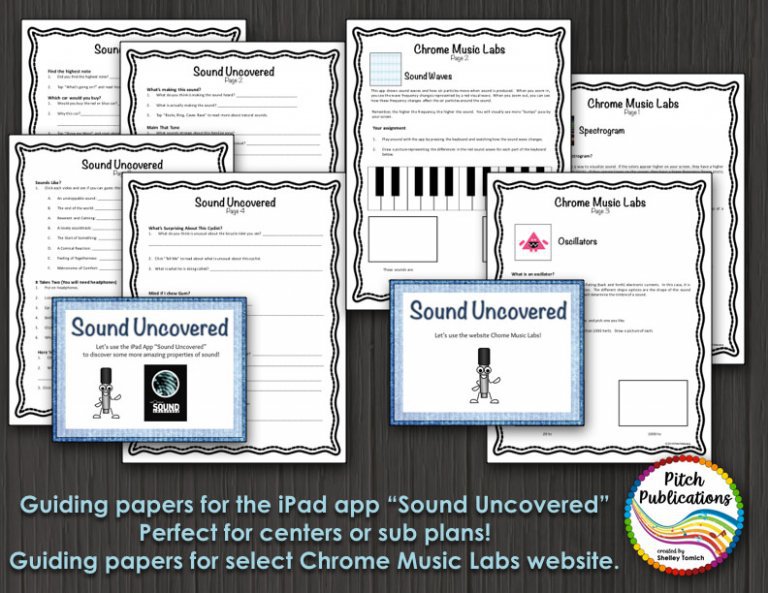 Science of Sound Unit: Music & Science Lesson, Presentation, and MORE!
