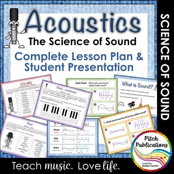 Science of Sound Unit: Music & Science Lesson, Presentation, and MORE!