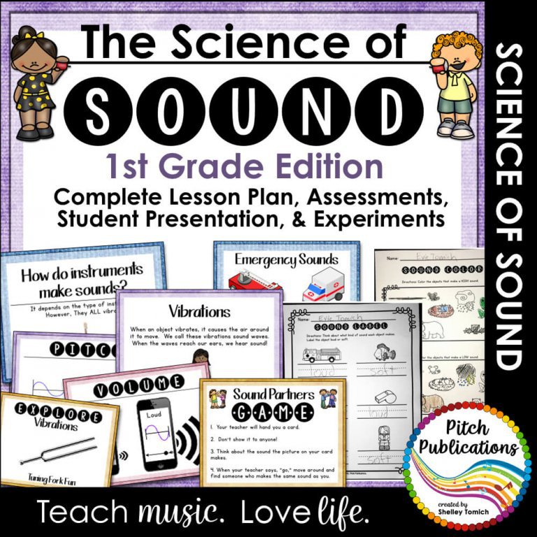 Science of Sound: BUNDLE for 1st grade unit and 4th grade unit