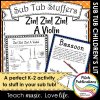 Music Sub Tub Stuffers: K-2 Substitute Plan - Zin! Zin! Zin! A Violin