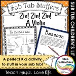 Music Sub Tub Stuffers: 3-5 Music Substitute Plan - Guido d'Arezzo