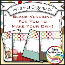 Let's Get Organized - SWEET SHOPPE - Music Binder Covers!
